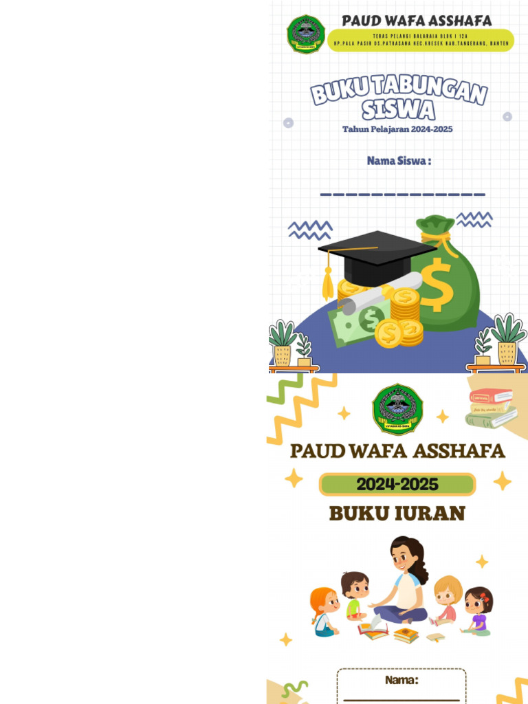 Cover Buku Tabungan Dan Bayaran | PDF