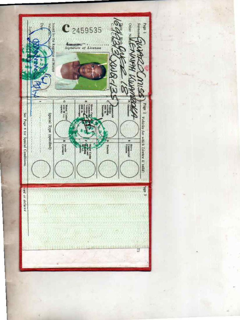 Driving Licence | PDF