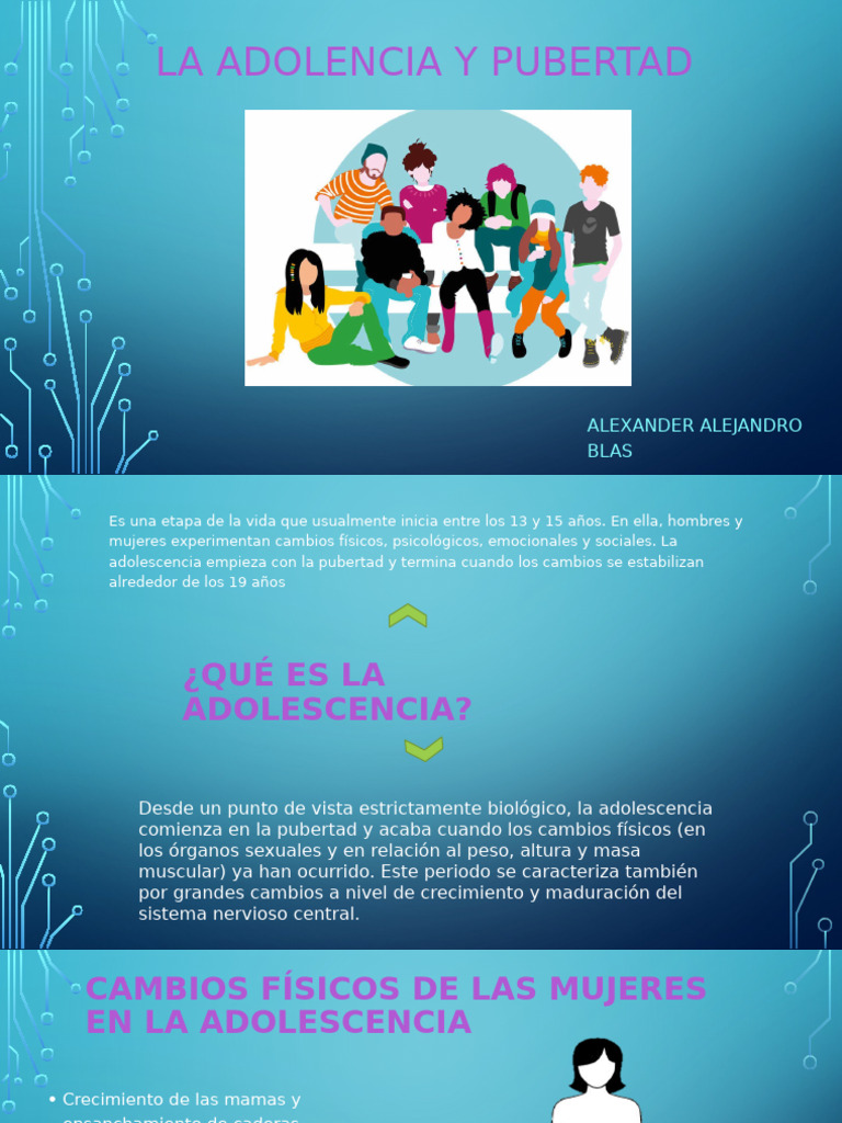 1 -La Pubertad y Adolescencia | PDF | Adolescencia | Pubertad