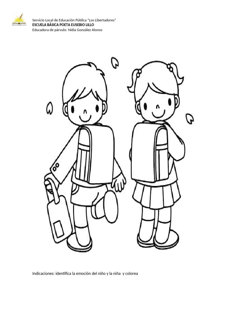 Identifica y Colorea Emociones | PDF