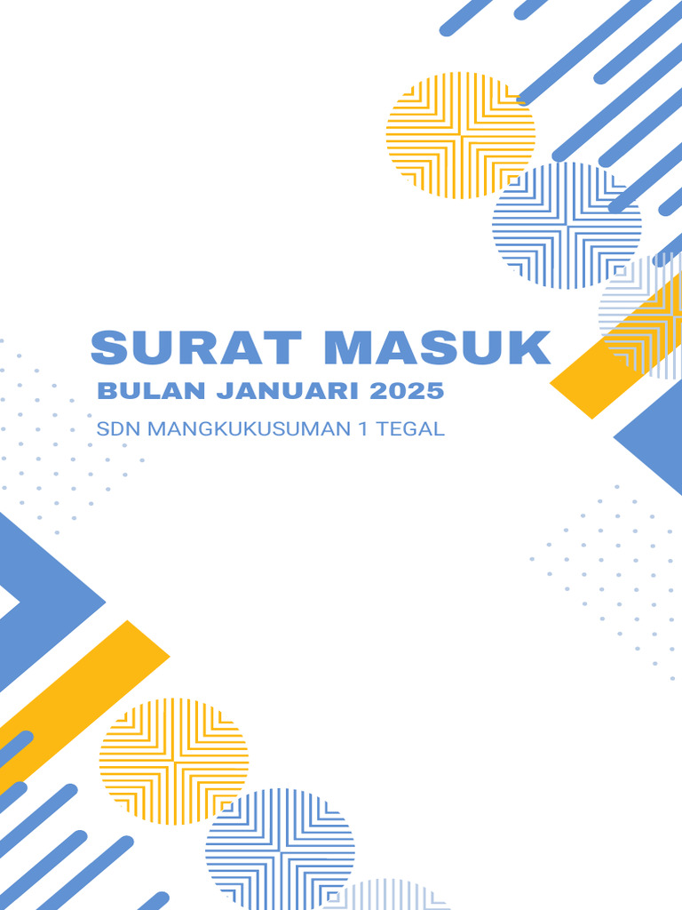 Biru Kuning Geometri Sampul A4 | PDF