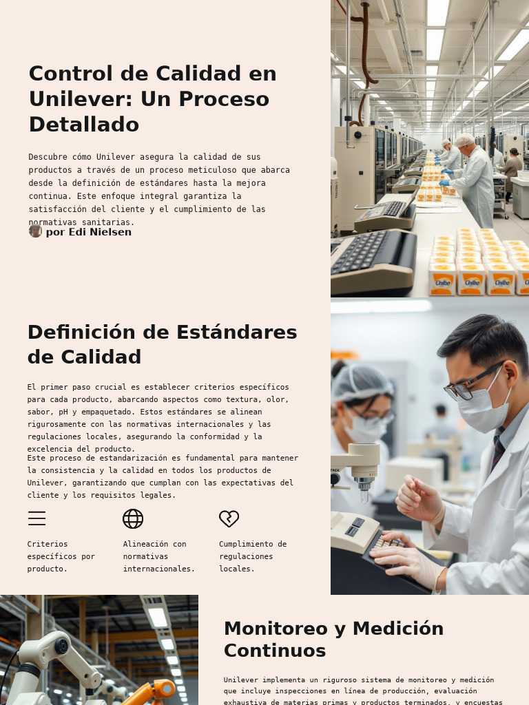 Control de Calidad en Unilever | PDF | Calidad (comercial) | Indicador ...