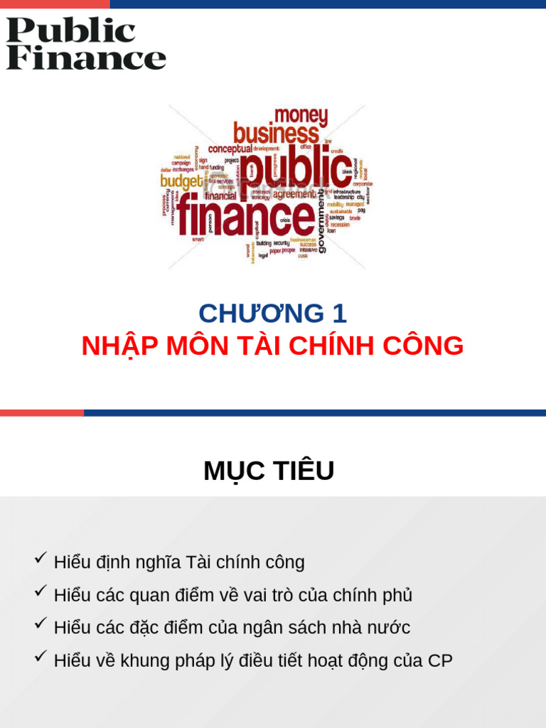 Chapter 1 Introduction To Public Finance VNMESE STUDENT | PDF