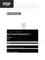 Red Dead Redemption 2 - 100% Chronological Order | PDF
