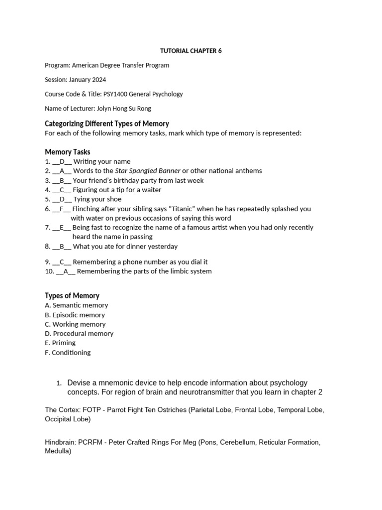 TUTORIAL CHAPTER 6 | PDF