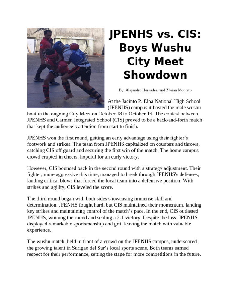 WUSHU | PDF