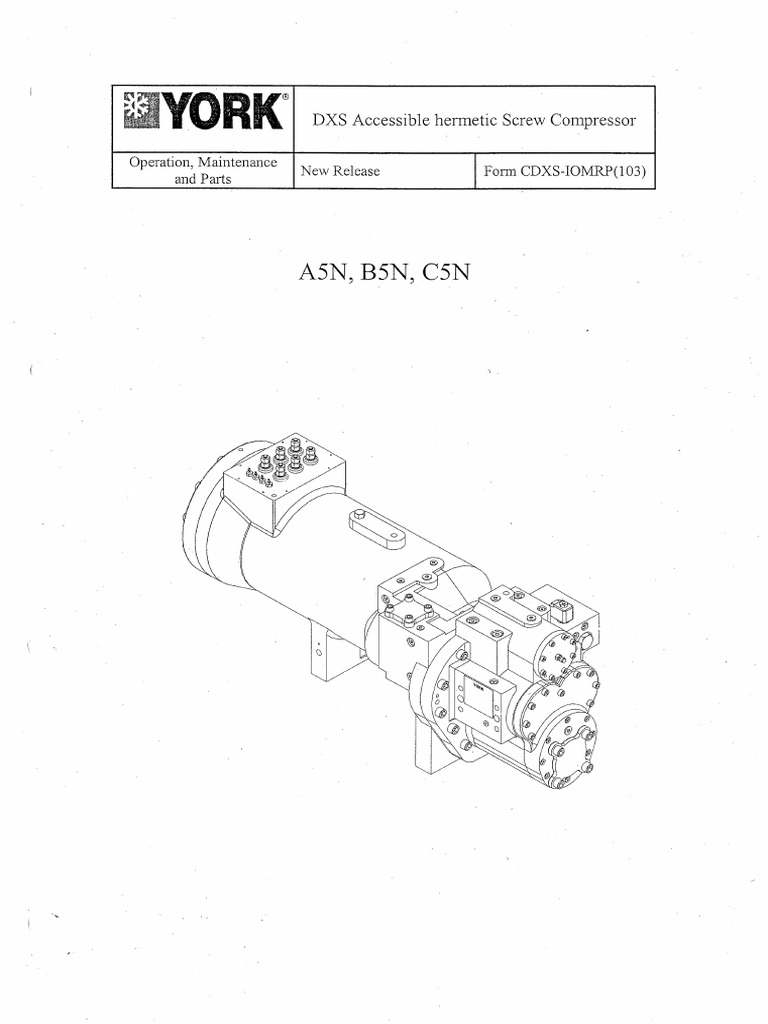 York Compressor Manual | PDF