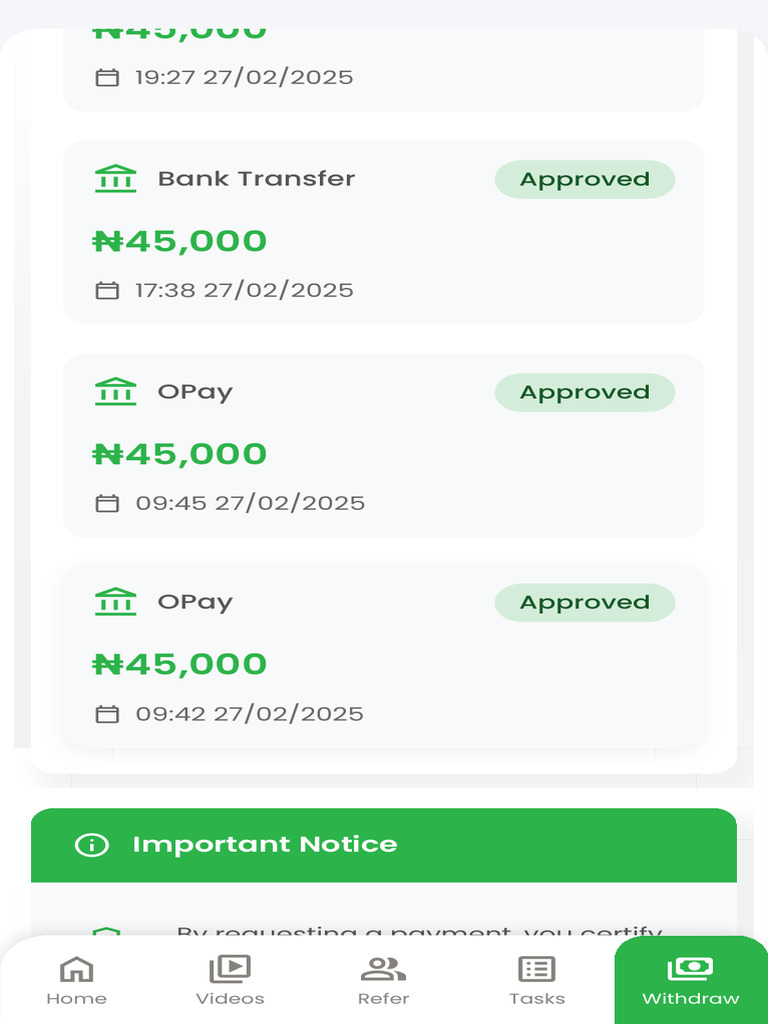 Withdraw - MomoTube 2 | PDF