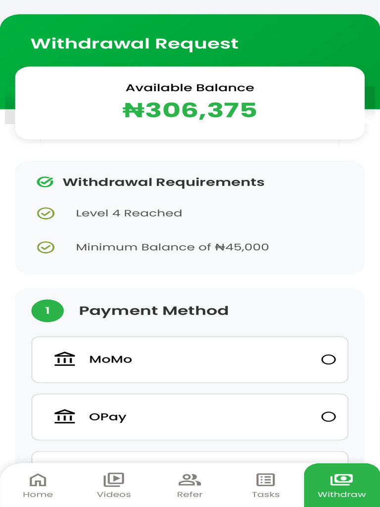 Withdraw - MomoTube 4 | PDF