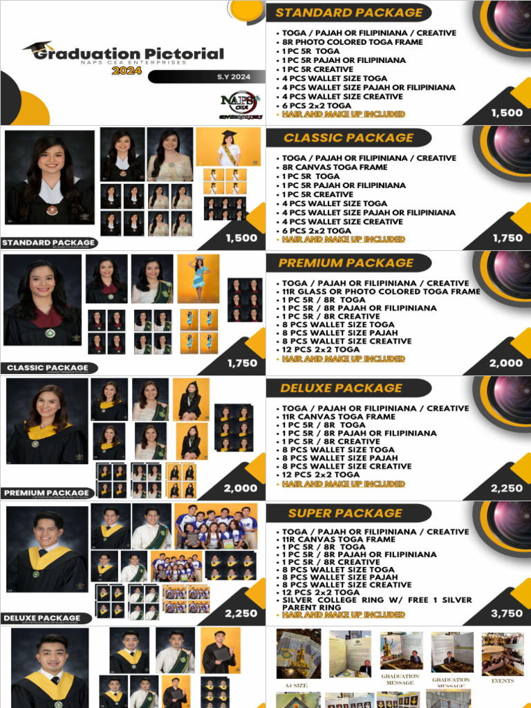 Bacoor Graduation Packages | PDF