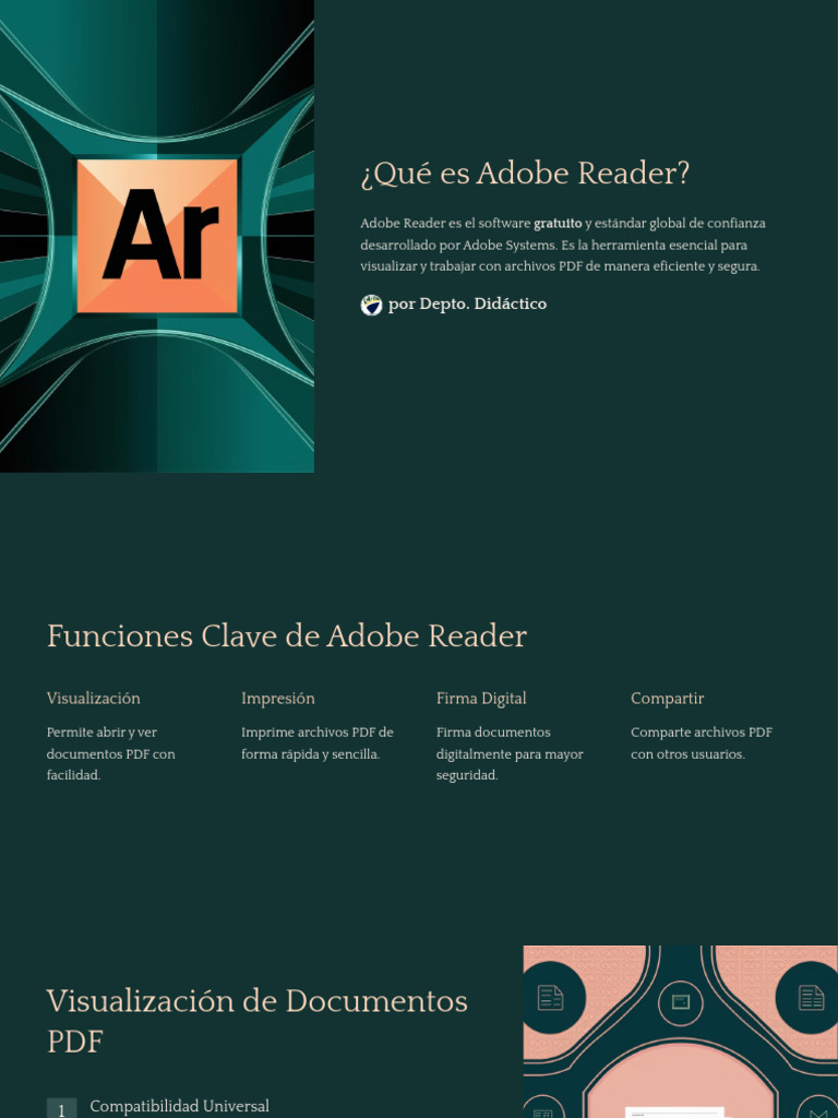 Funciones Clave de Adobe Reader | PDF | Archivo de computadora ...