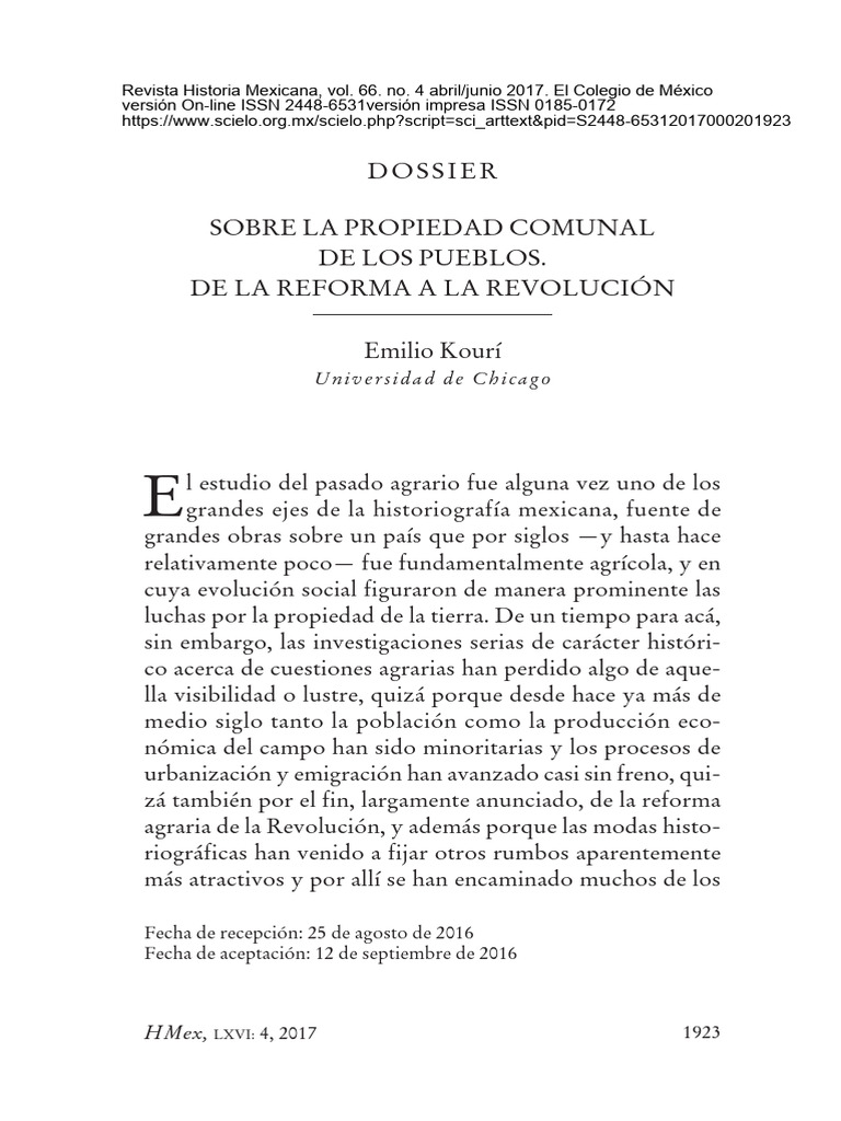 La propiedad comunal Kouri 2017 | PDF | Propiedad | Campesino