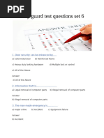 Security Guard Mock Exam | PDF | Security Guard | Test (Assessment)