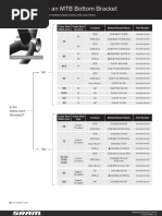 Dub MTB Bottom Bracket Compatibility Chart | PDF | Private Transport ...
