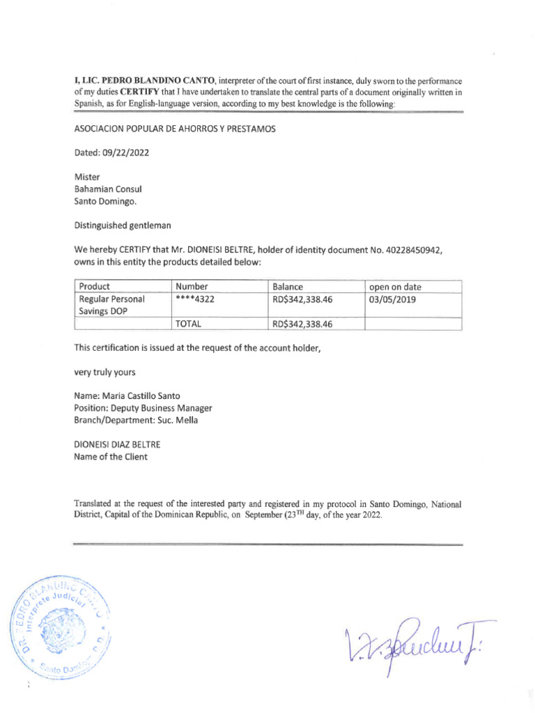 Banco Ingles y Español | PDF