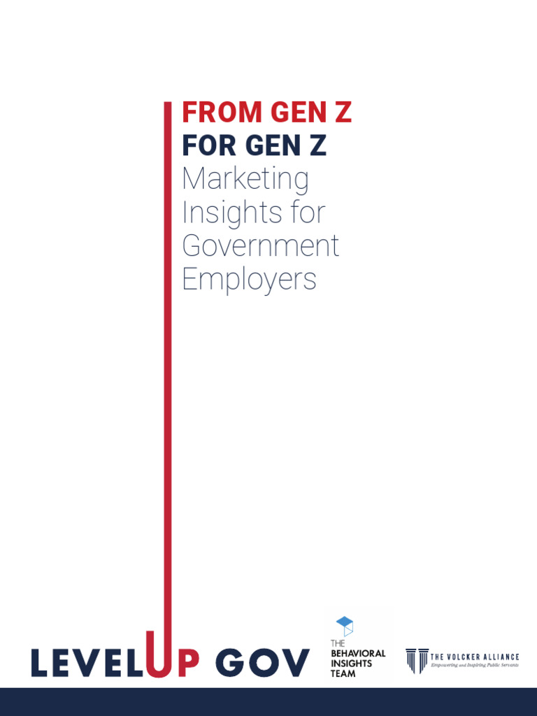 Gen Z Marketing for Government Tech Jobs | PDF | Recruitment