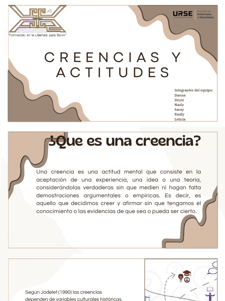 Creencias y Actitudes: Definición y Función | PDF | Actitud (psicología ...