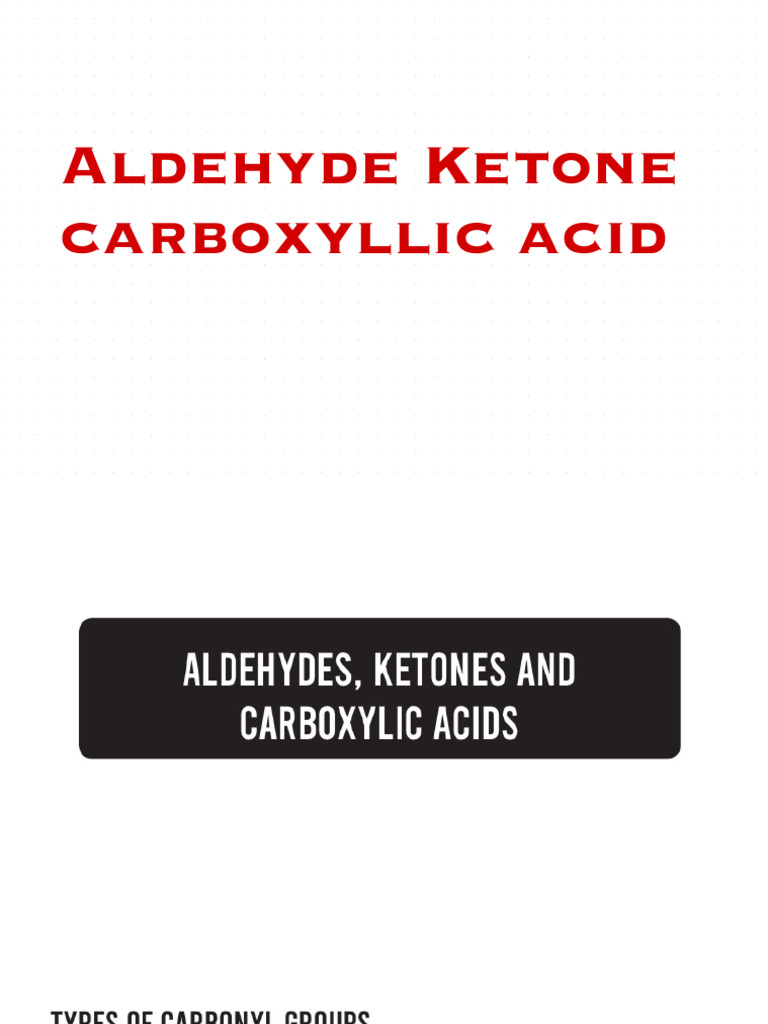 Cbse Pyq Ald Ket Carb and Amine | PDF | Chemistry | Organic Chemistry