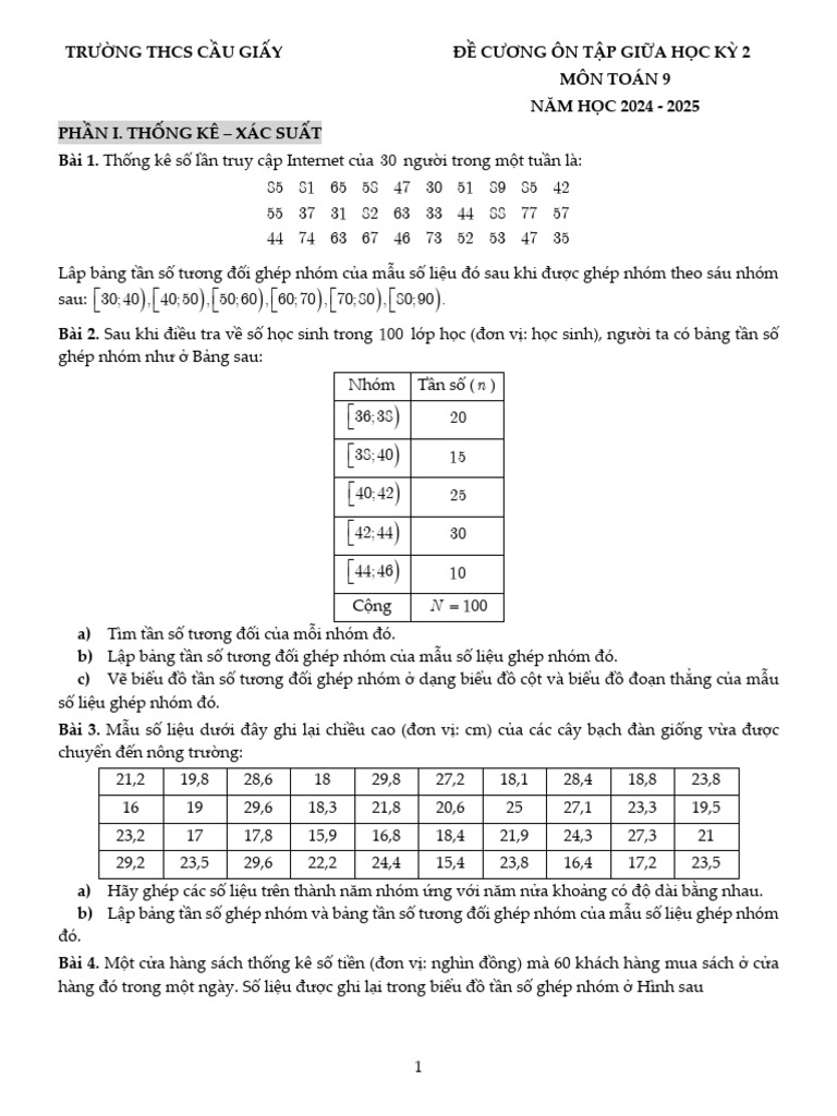 24-25.de Cuong Giua Ky 2.Toan 9 | PDF