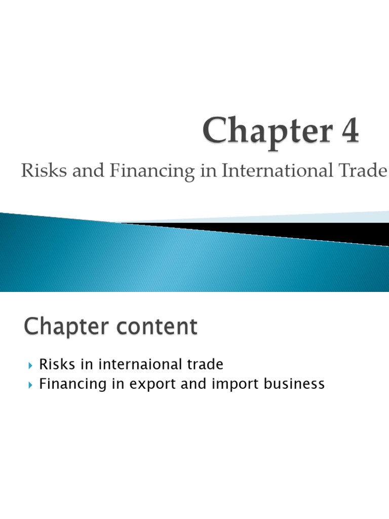 Managing Risks in International Trade | PDF | Letter Of Credit ...