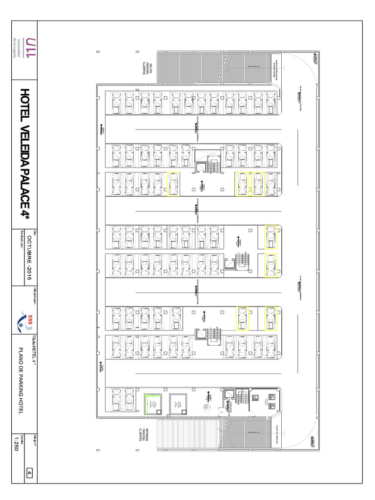 Plano - 04 PARKING HOTEL ESCALA 250 | PDF