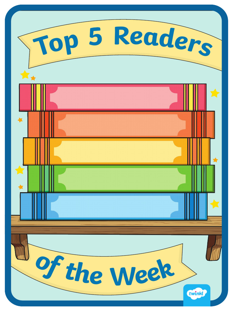 Top 5 Readers of The Week Poster | PDF