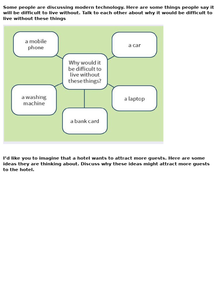 Speaking Topics in Pairs - B2 | PDF