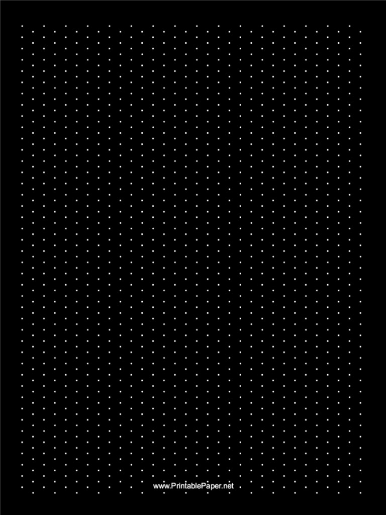 Isometric Dots Quarter-Inch Black | PDF