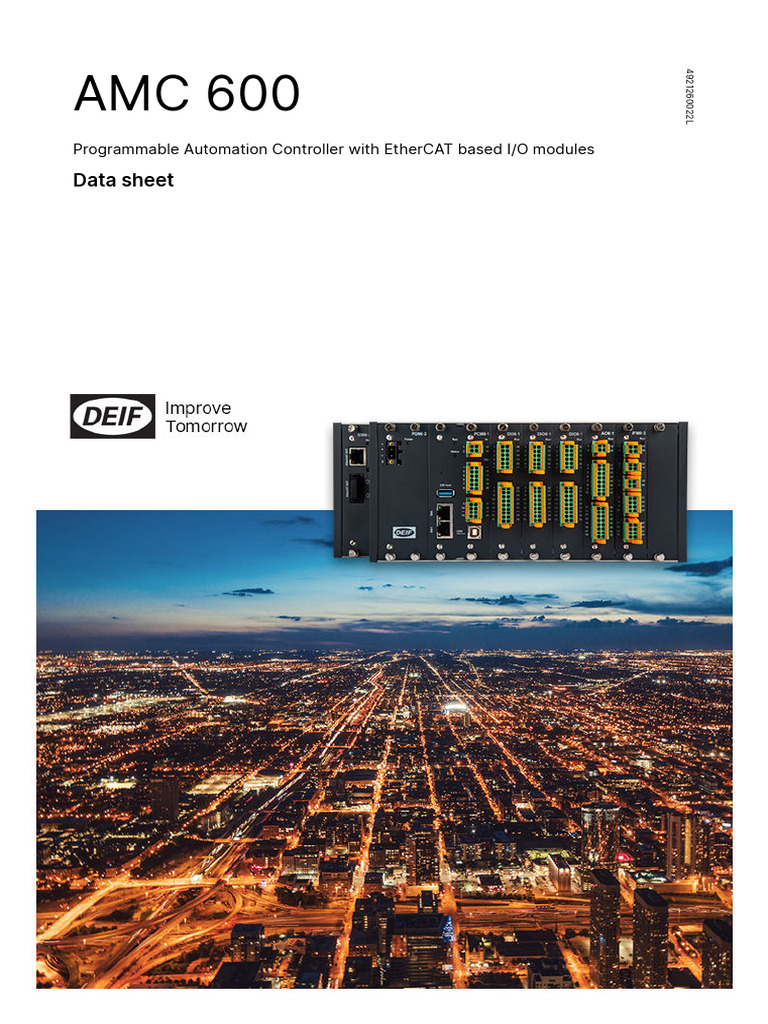 Amc 600 Data Sheet 4921260022 Uk | PDF | Usb | Programmable Logic ...