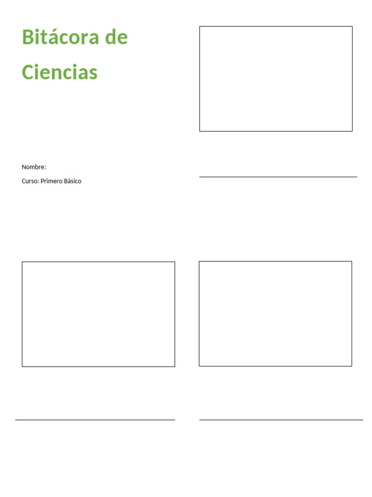Bitacora Ciencias | PDF