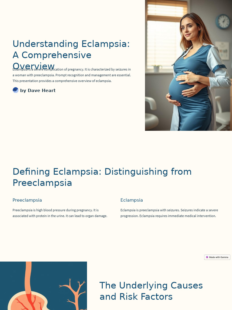 Eclampsia: Causes, Symptoms, and Management | PDF | Hypertension | Clinical Medicine