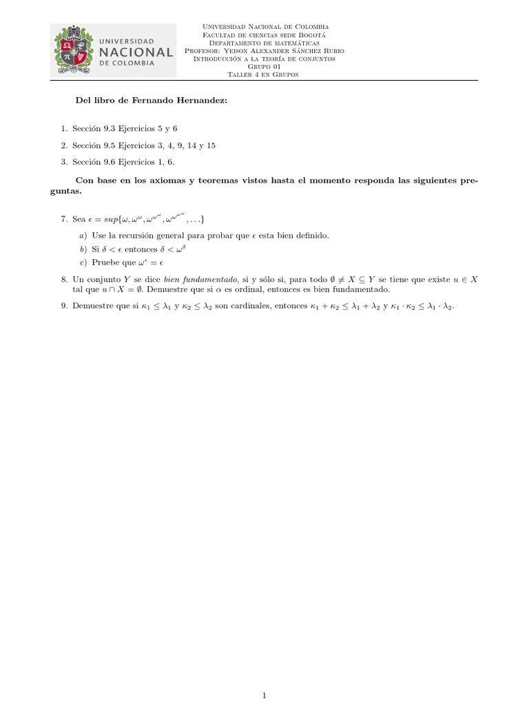 Cuarta Entrega de Ejercicios | PDF