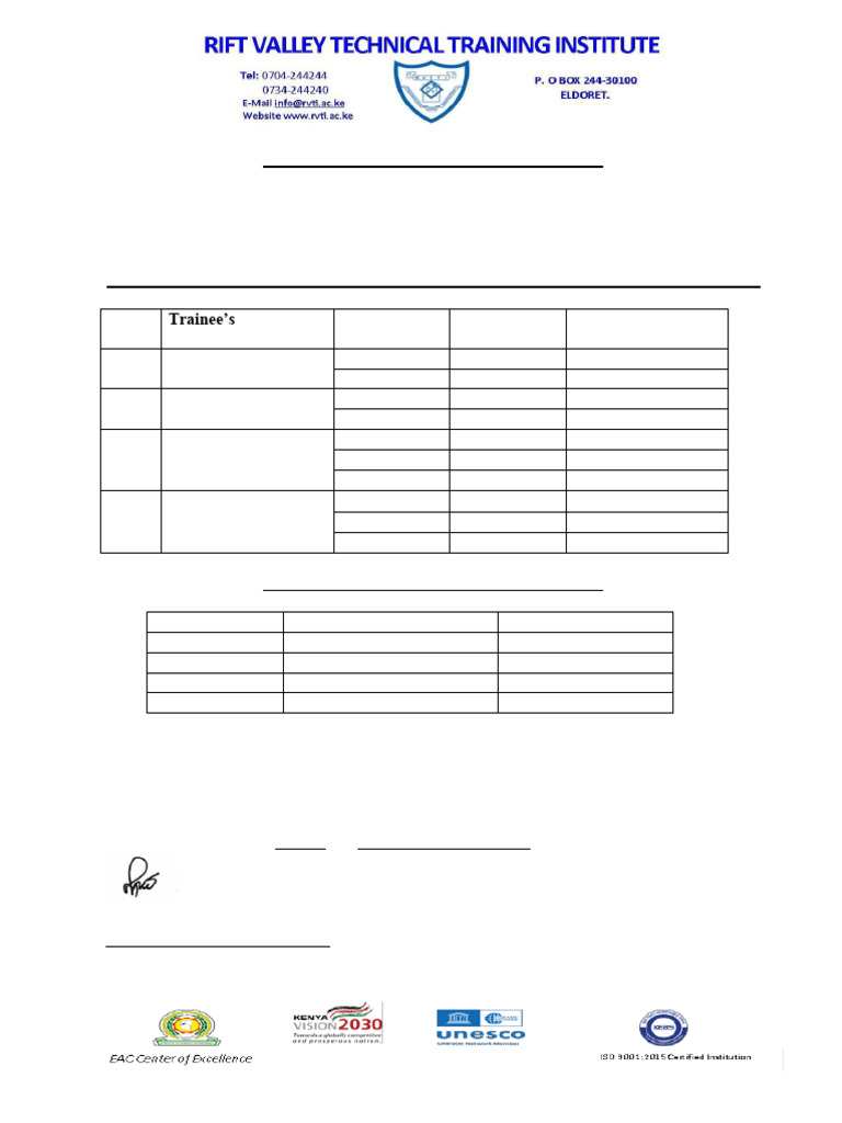 2023 Fees Structure for Trainees | PDF