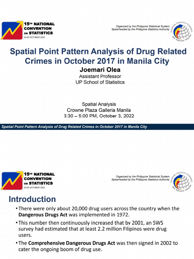 Spatial Point Pattern Analysis of Drug Related Crimes_ (1) | PDF