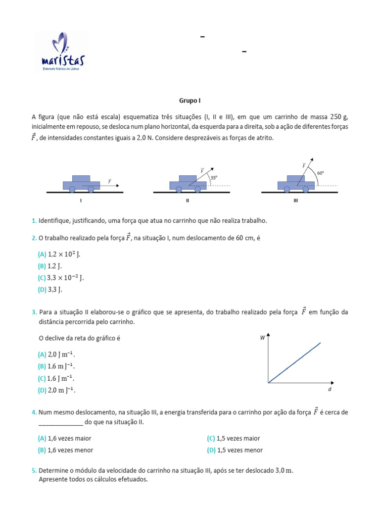 FT 2 FQA11 - Energia - e - Movimentos (Revisão FQ10) | PDF | Engenharia ...