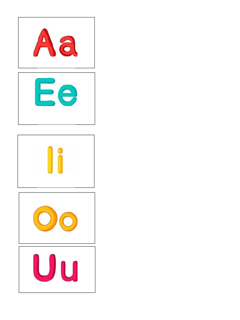vocales (AEIOU) | PDF