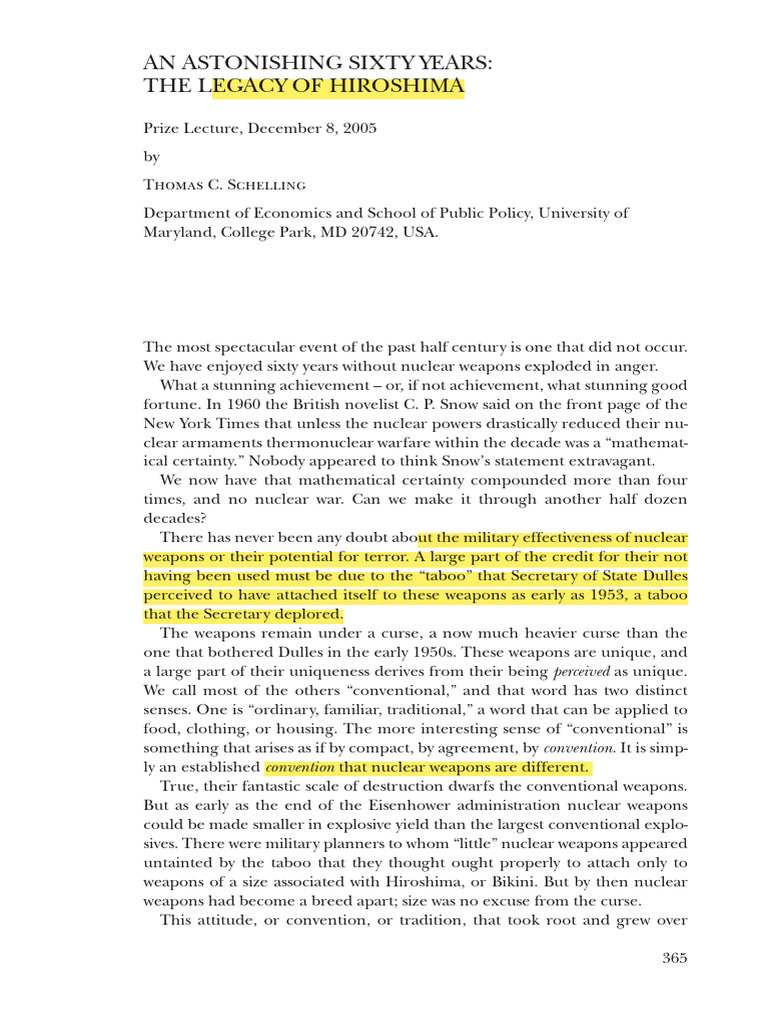 POL208 readings Week 7 - The Nuclear Revolution | PDF | Nuclear Weapons ...