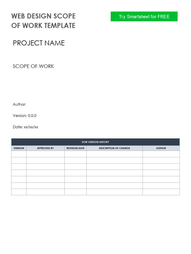 IC Web Design Scope of Work 11502 - PDF | PDF