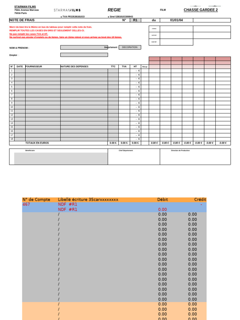NDF Cg2 Matrice - Regie | PDF