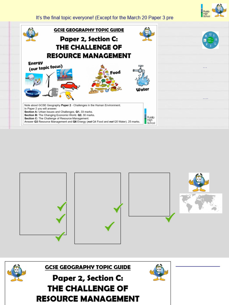 Resource Management Topic Booklet Pres 2025 Google Classroom | PDF ...