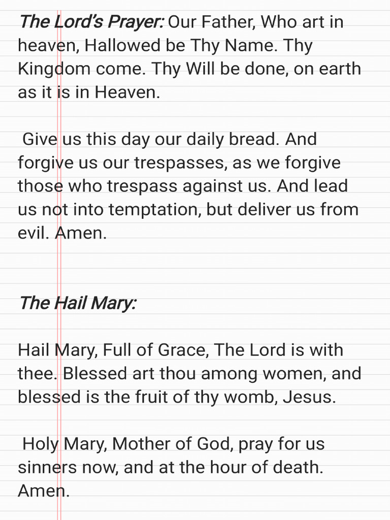 Prayer (English) | PDF