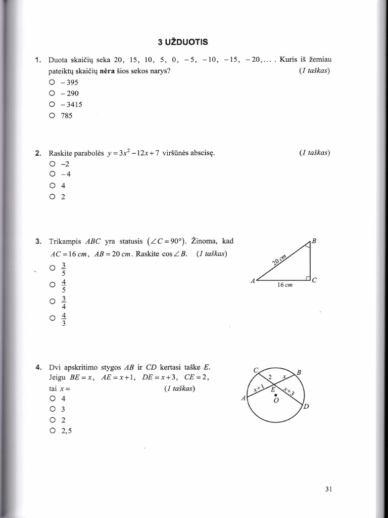 3 Uzduotis 2024 10 KL Pupp | PDF