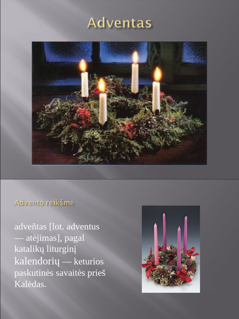 Advento Simboliai 2024 | PDF