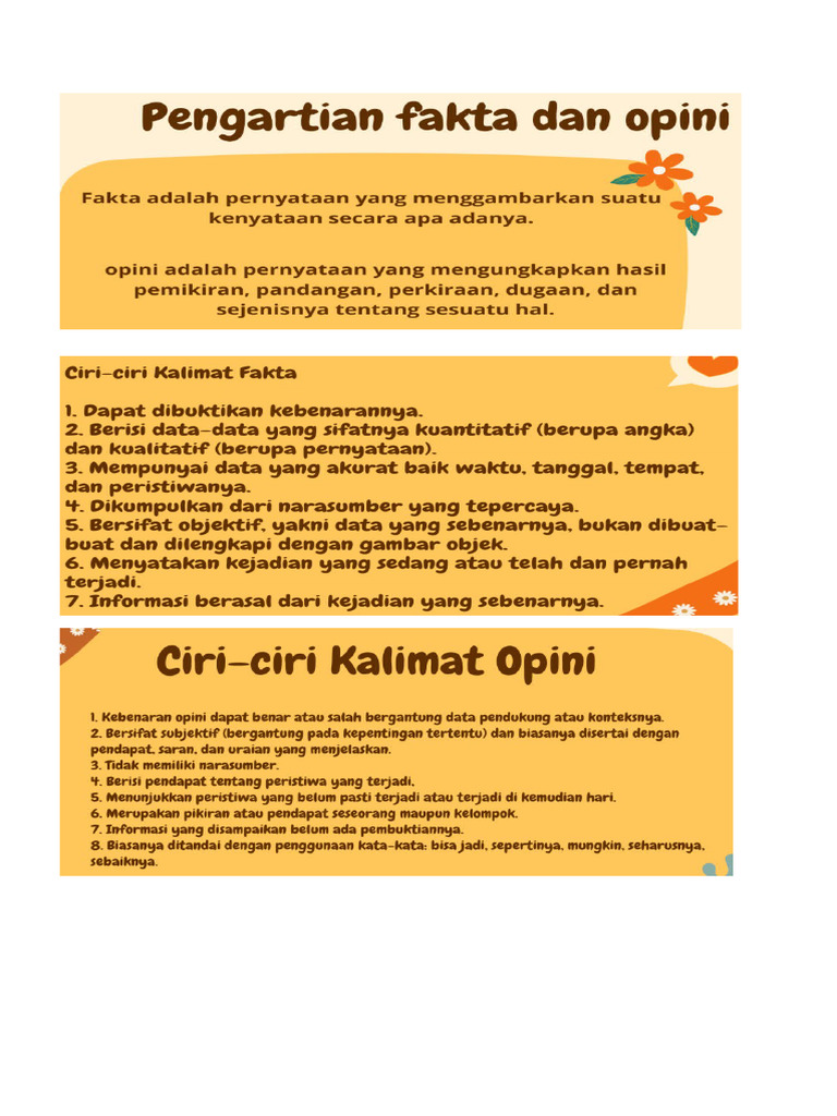 Opini & Fakta | PDF