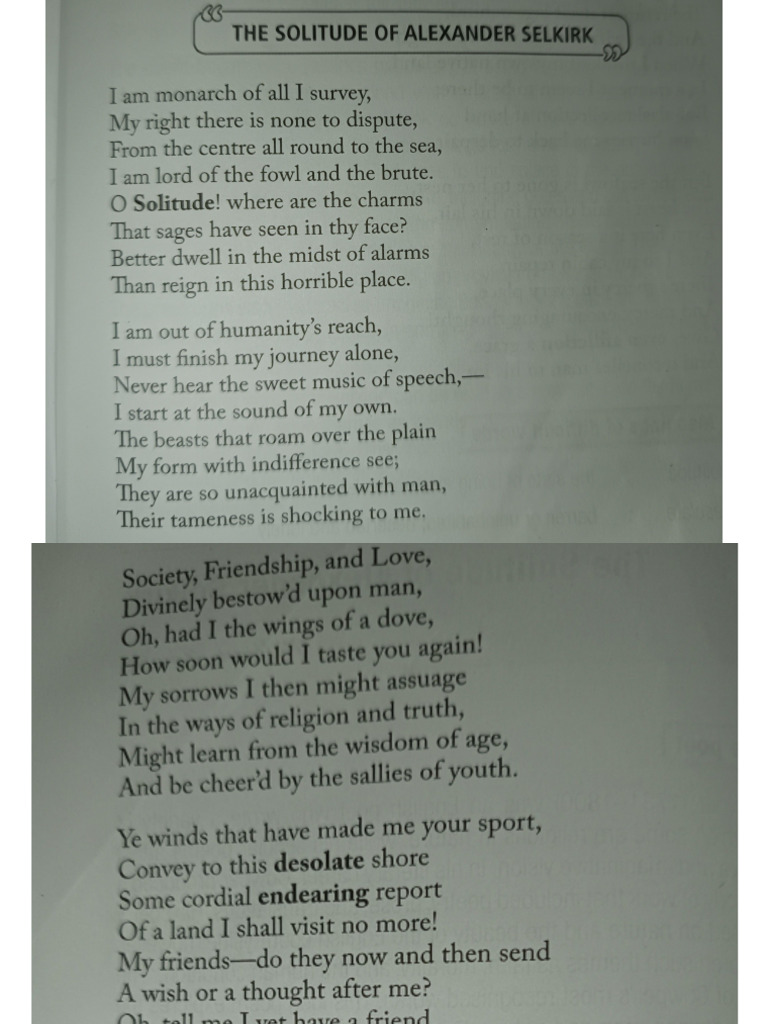 The Solitude of Alexander Serkirk | PDF