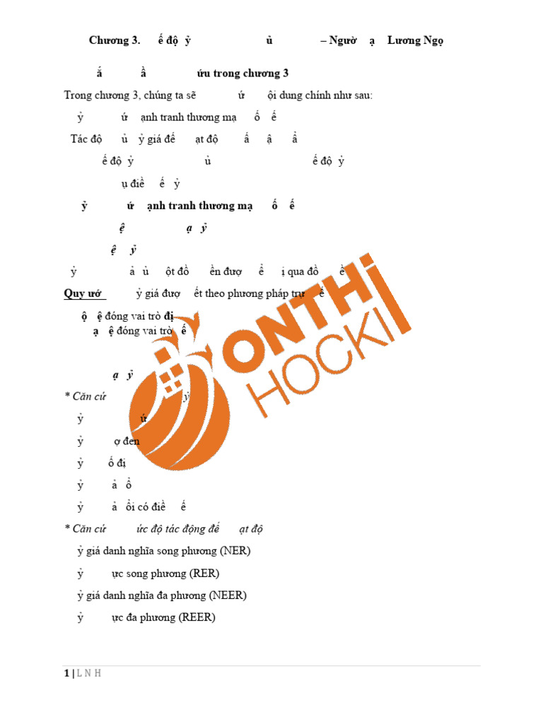 chuong-3-che-do-ty-gia-va-vai-tro-cua-nhtw-pdf-1705138669885 | PDF