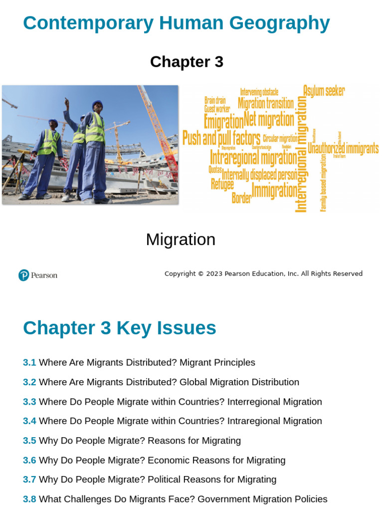Chapter 3 Migration Winter 2024 | PDF | Human Migration | Immigration
