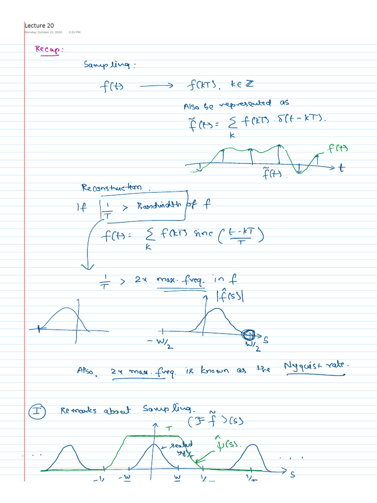 Lec20 Signal Processing | PDF