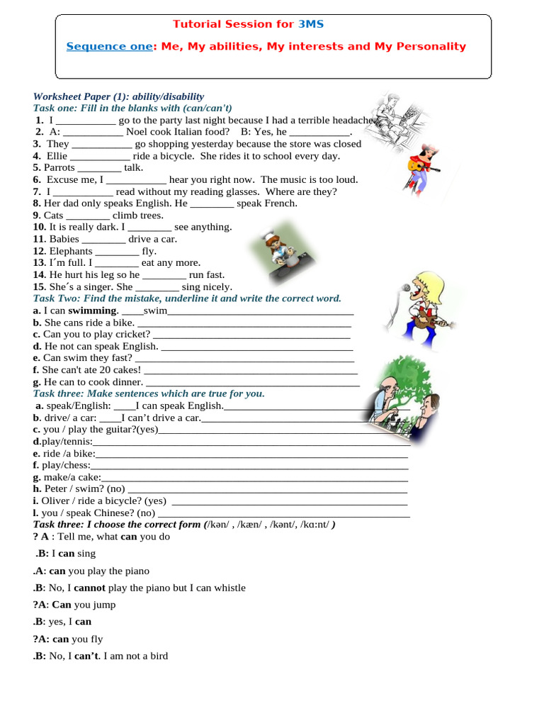 Tutorial Session 3ms Personality | PDF