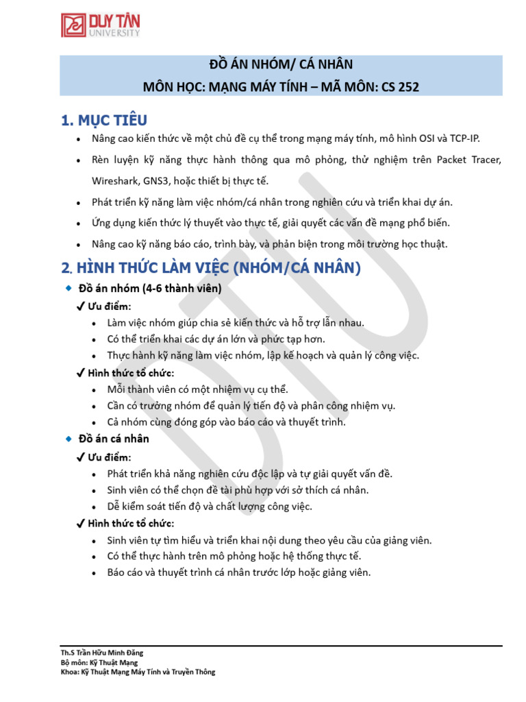 CS252-DACN. MS08 | PDF